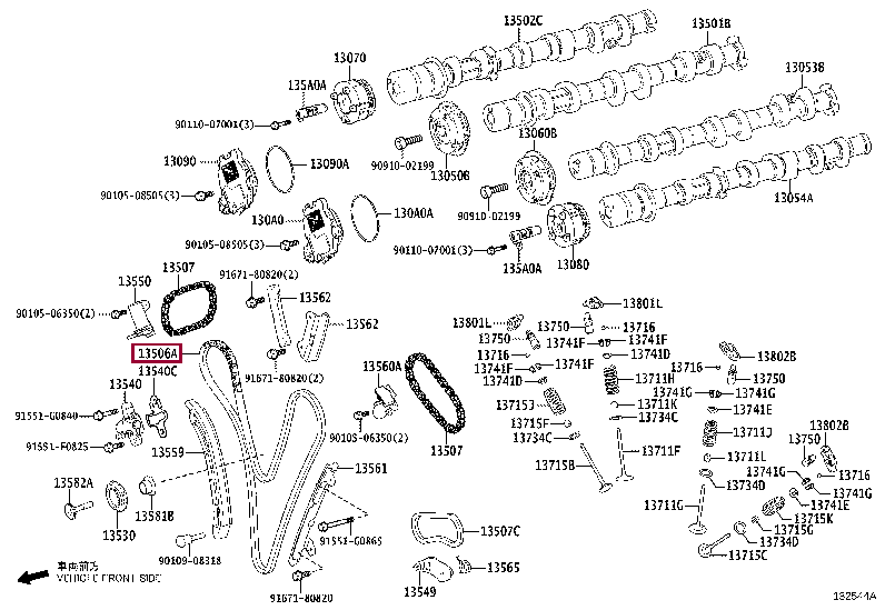 Оригинальные ремни Lexus LS 460