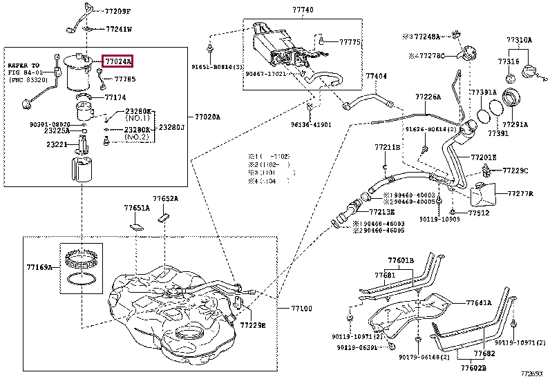 Топливные фильтры Lexus SC 430